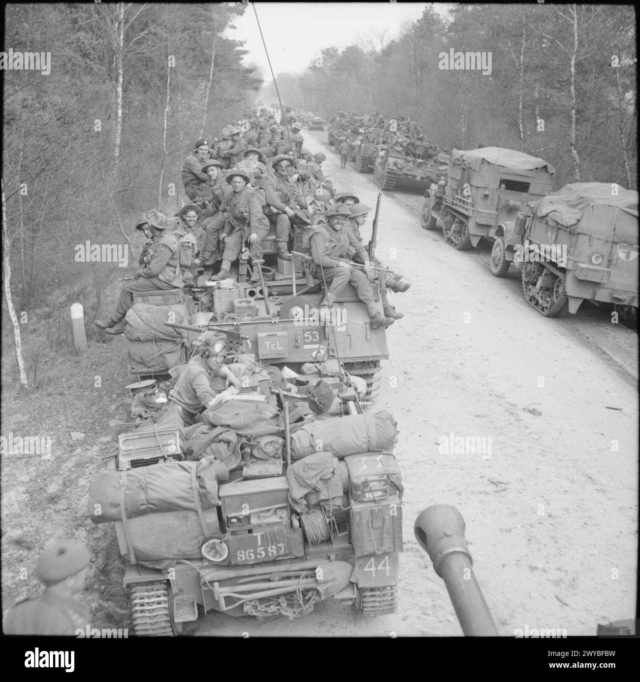 THE BRITISH ARMY IN NORTH-WEST EUROPE 1944-45 - Churchill tanks of 6th ...