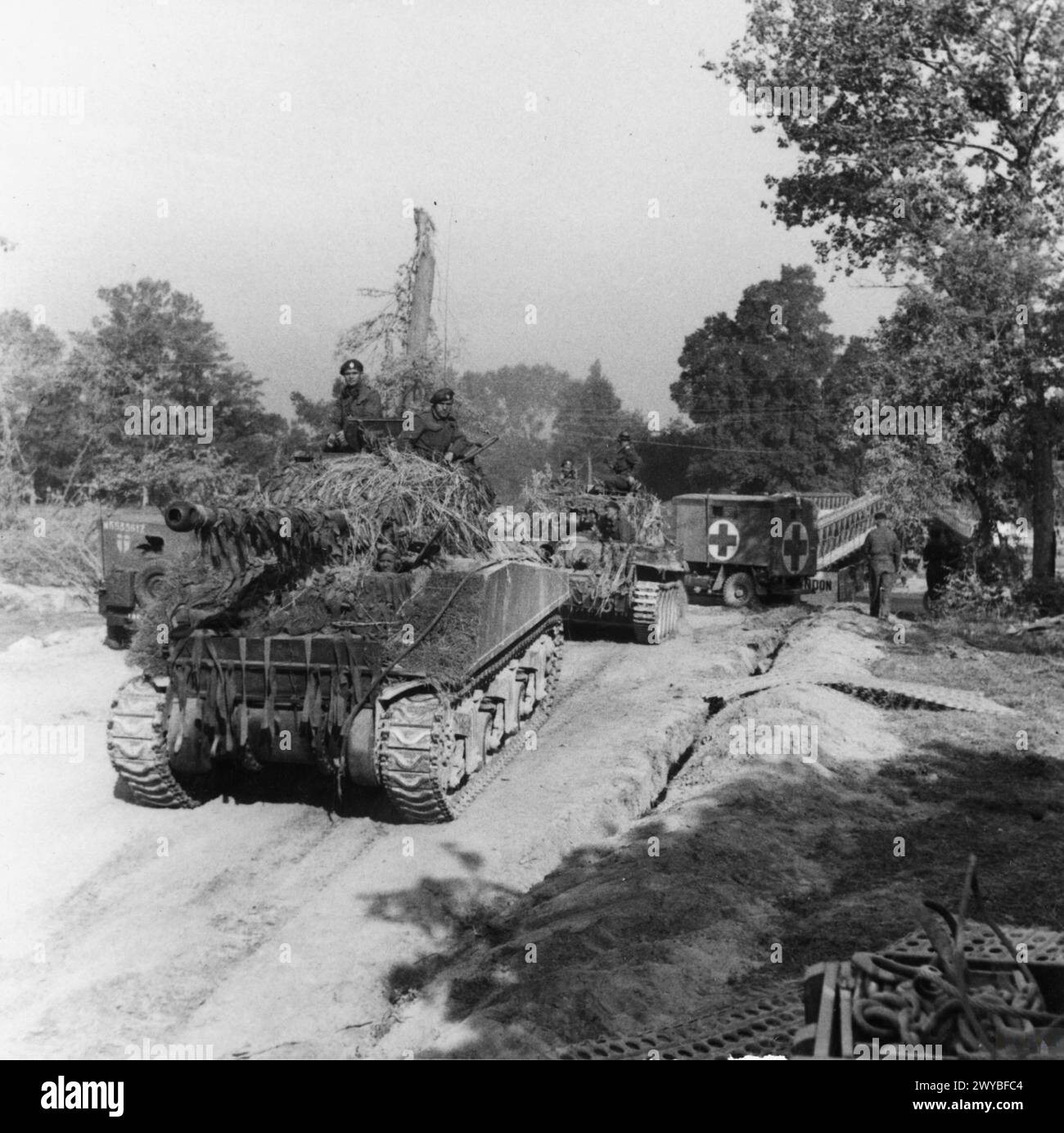 Sherman firefly crossing the bridge hi-res stock photography and images ...
