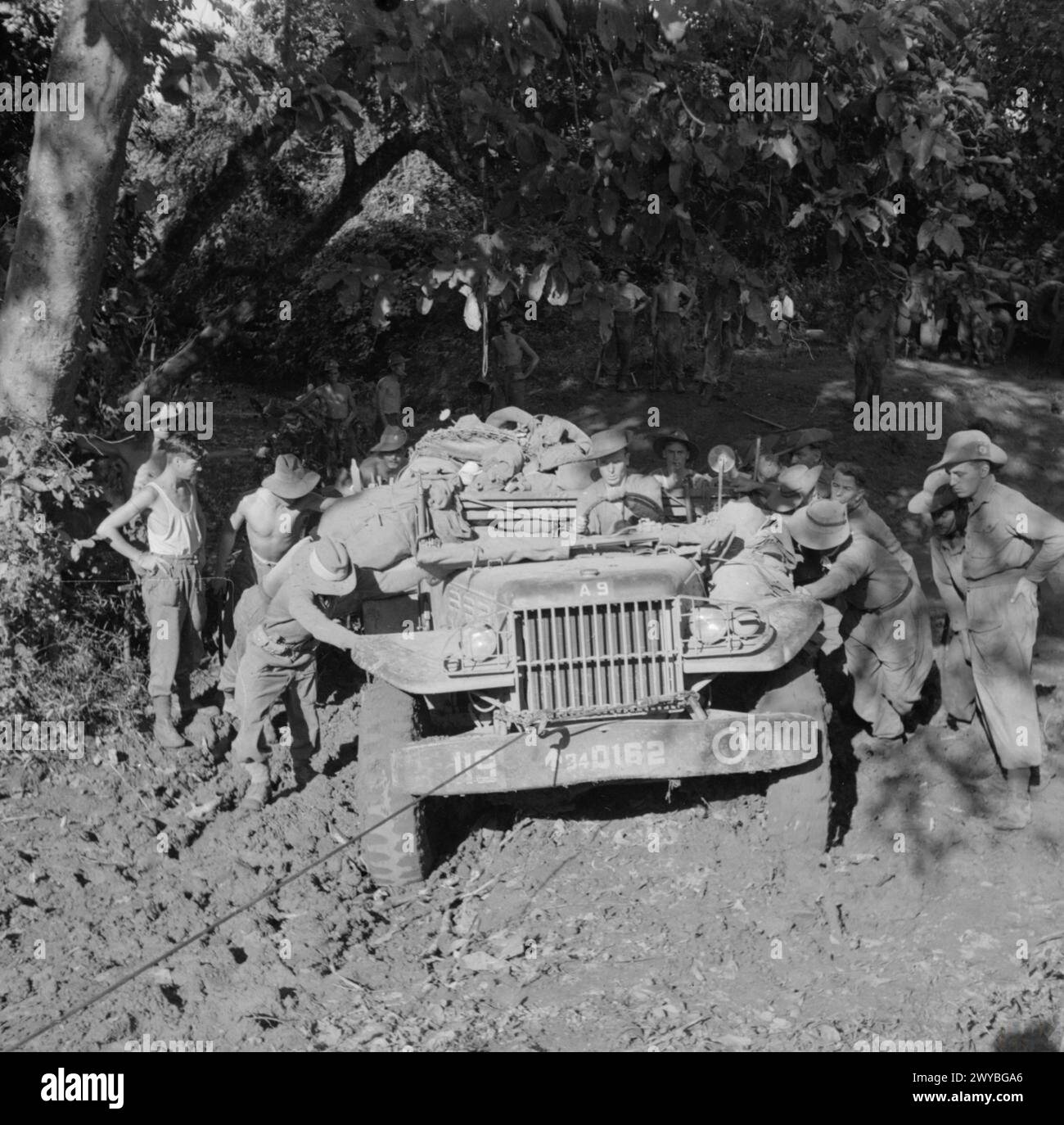 THE BRITISH ARMY IN BURMA 1945 - Men of the 36th Infantry Division ...