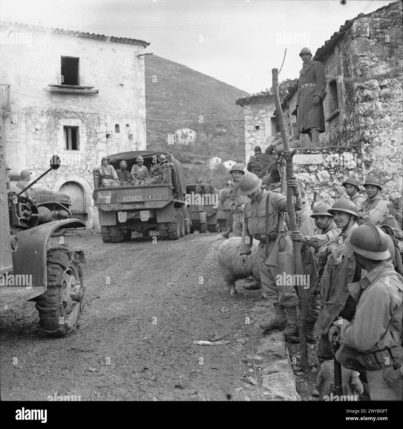 THE 2ND FRENCH MOROCCAN DIVISION COMMANDED BY GENERAL DODY RELIEVE THE ...