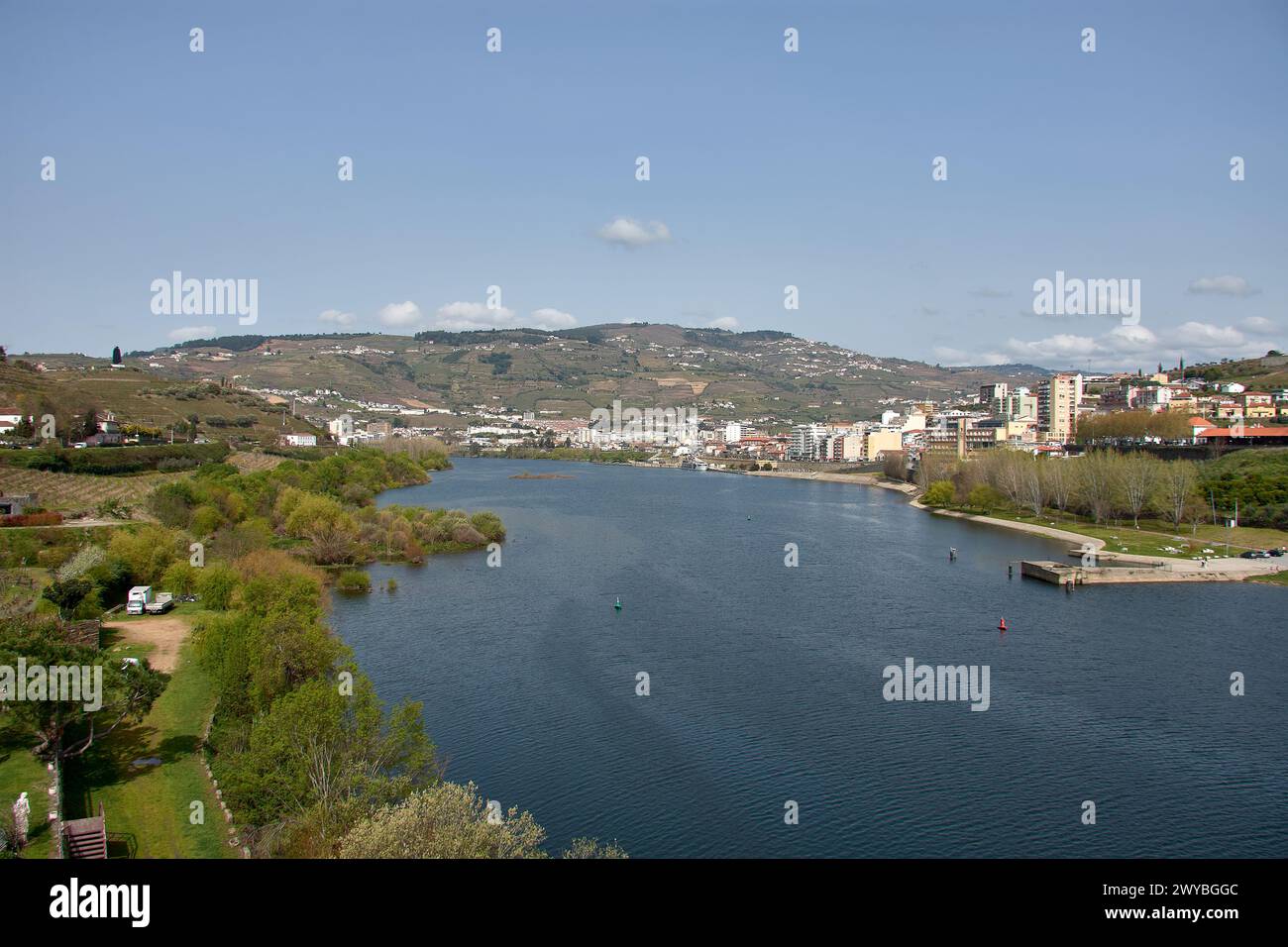 Regua, Terraced vineyards in Douro Valley, Alto Douro Wine Region in ...