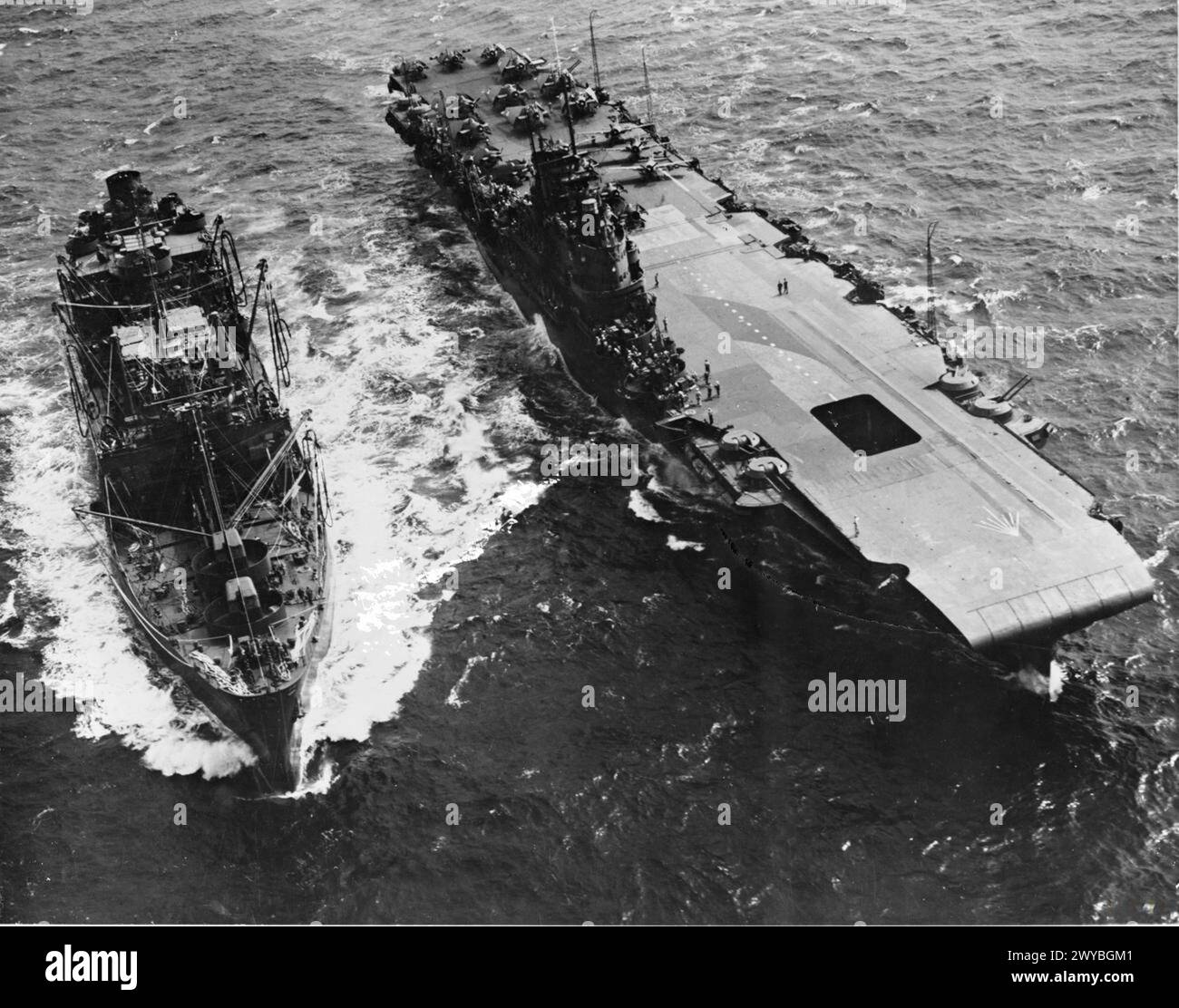 WITH THE AIRCRAFT CARRIER HMS VICTORIOUS IN NORTHERN WATERS. DECEMBER ...