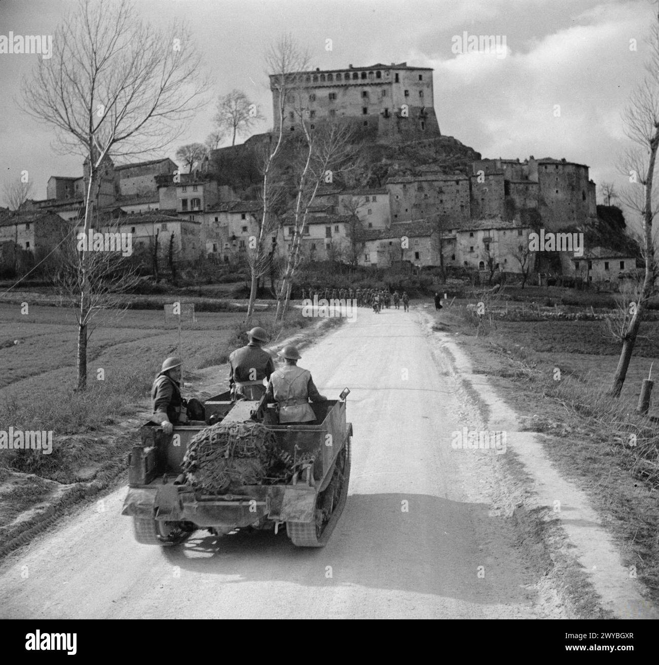 A Universal Carrier of the 2nd Rifles Brigade, 3rd Carpathian Rifles ...