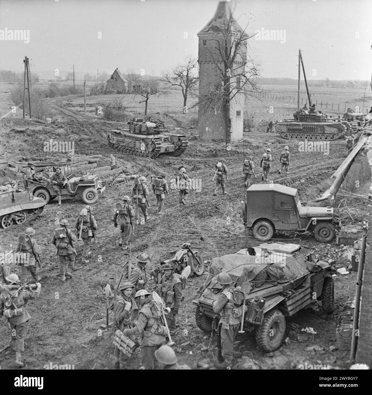 THE BRITISH ARMY IN NORTH-WEST EUROPE 1944-1945 - Churchill tanks ...