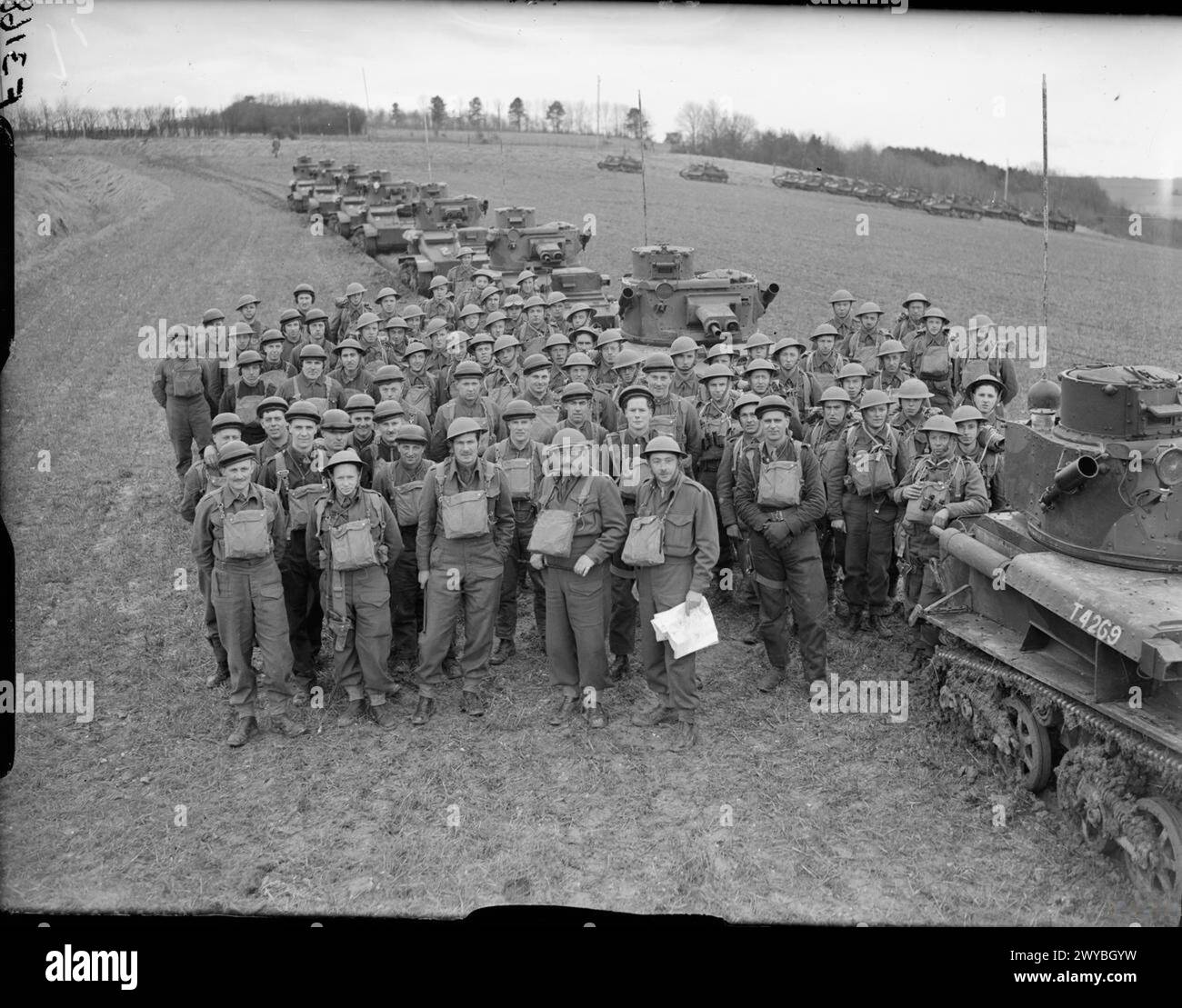 THE BRITISH ARMY IN FRANCE 1940 - Light Tank Mk VI crews of 1st Fife and Forfar Yeomanry ...