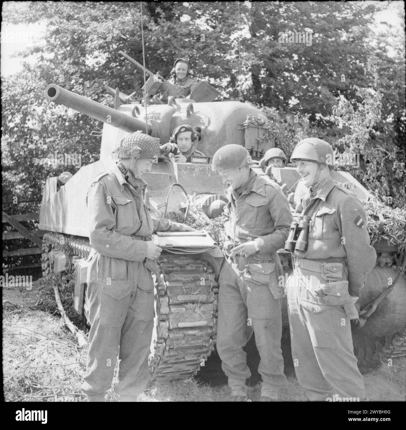 On 28 June 1944, Major W. Holtby of 'C' Squadron, East Riding Yeomanry ...