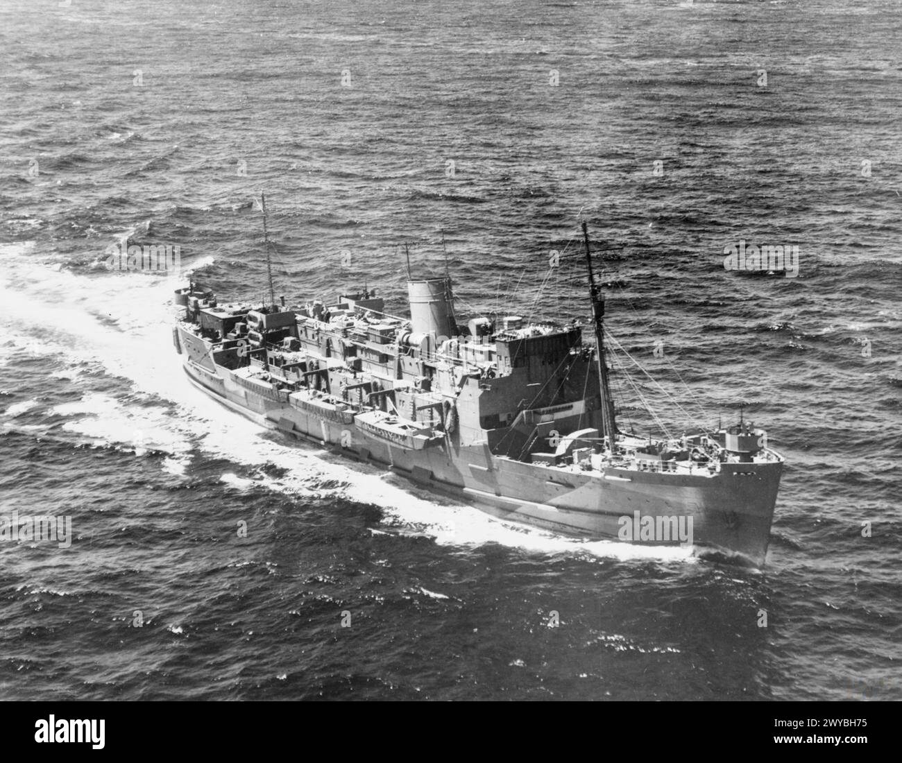 HMS ROYAL ULSTERMAN - Underway. , Royal Ulsterman Stock Photo - Alamy