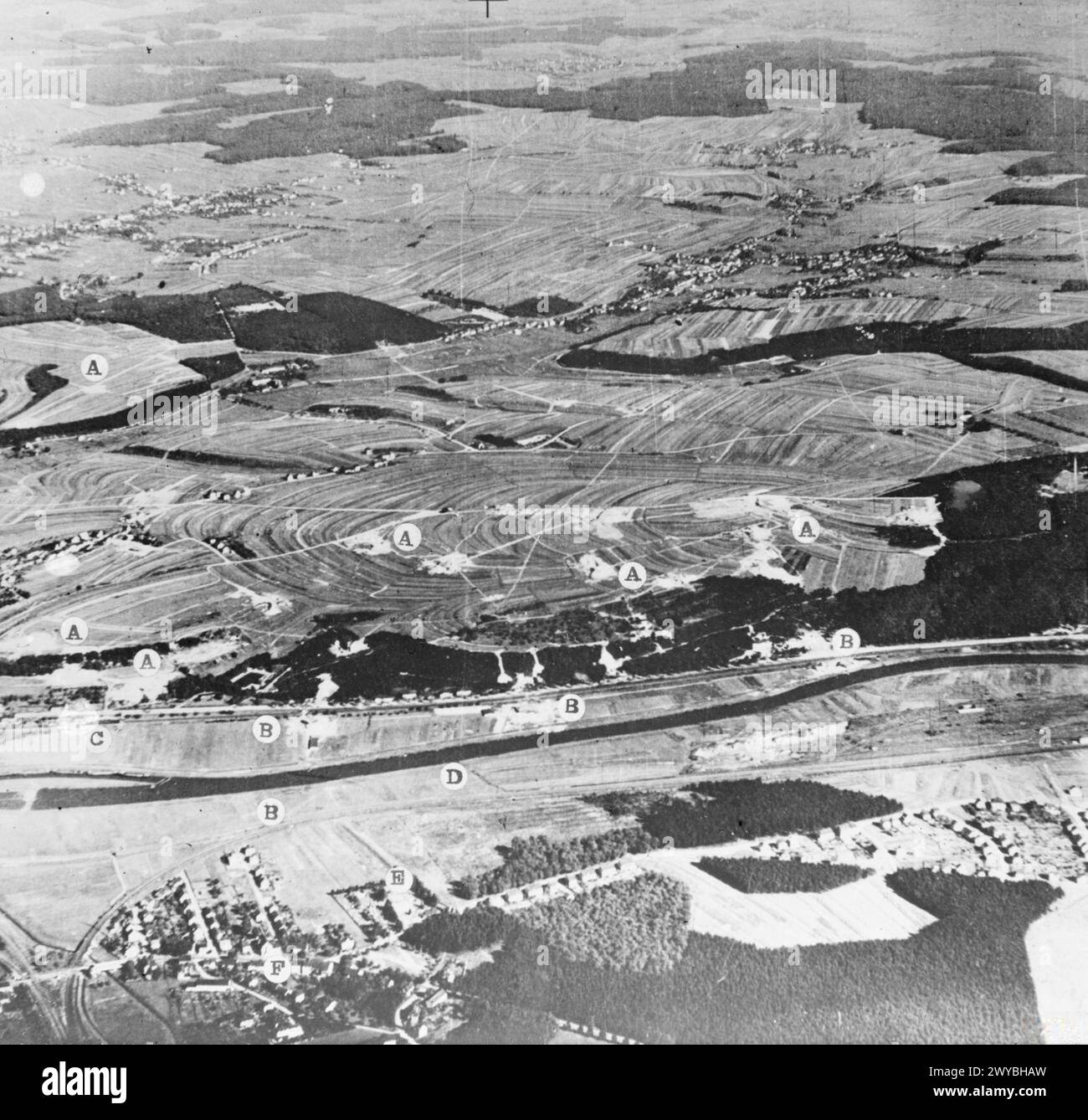 ROYAL AIR FORCE: FRANCE, 1939-1940. - Oblique photographic ...