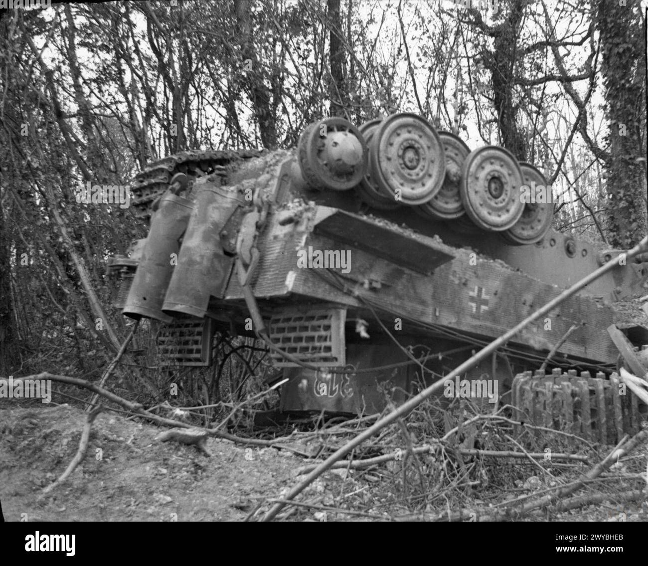 A German Tiger I tank of 3rd Company, 503rd Heavy Tank Battalion ...