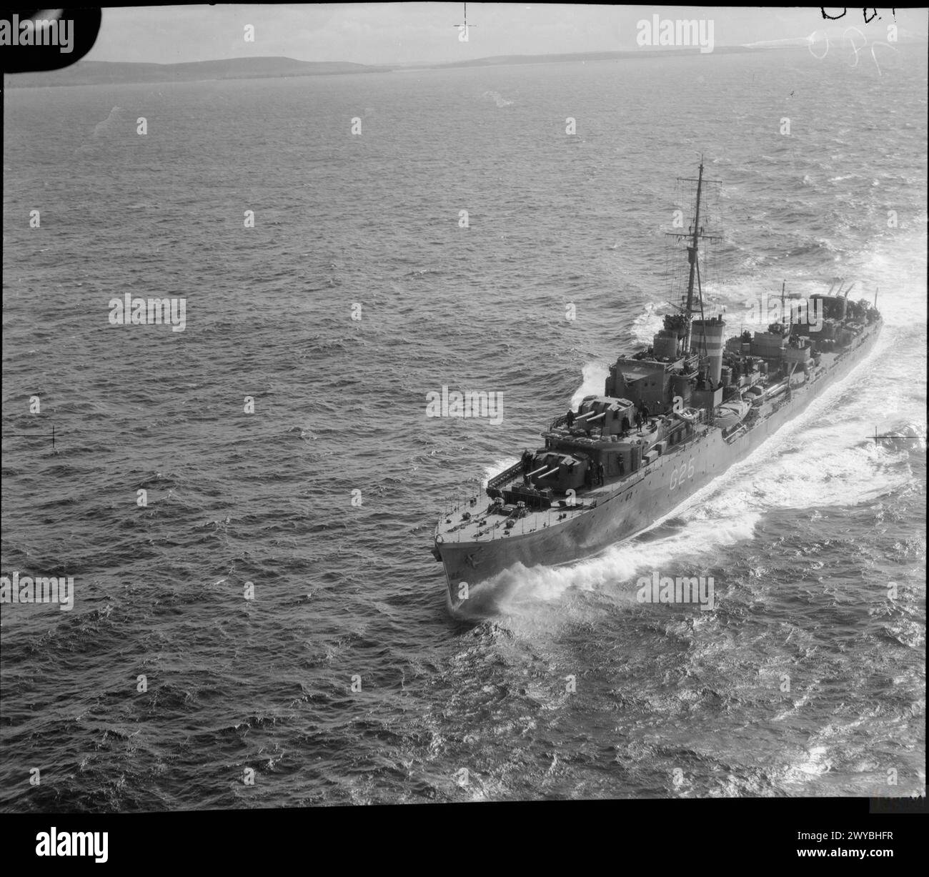 HMS Nepal, a Royal Navy cruiser, is shown underway, moving through the ...