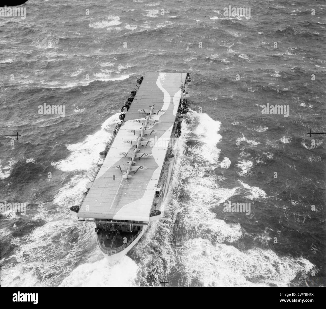 BRITISH WARSHIPS OF THE SECOND WORLD WAR - An aerial view of the escort ...