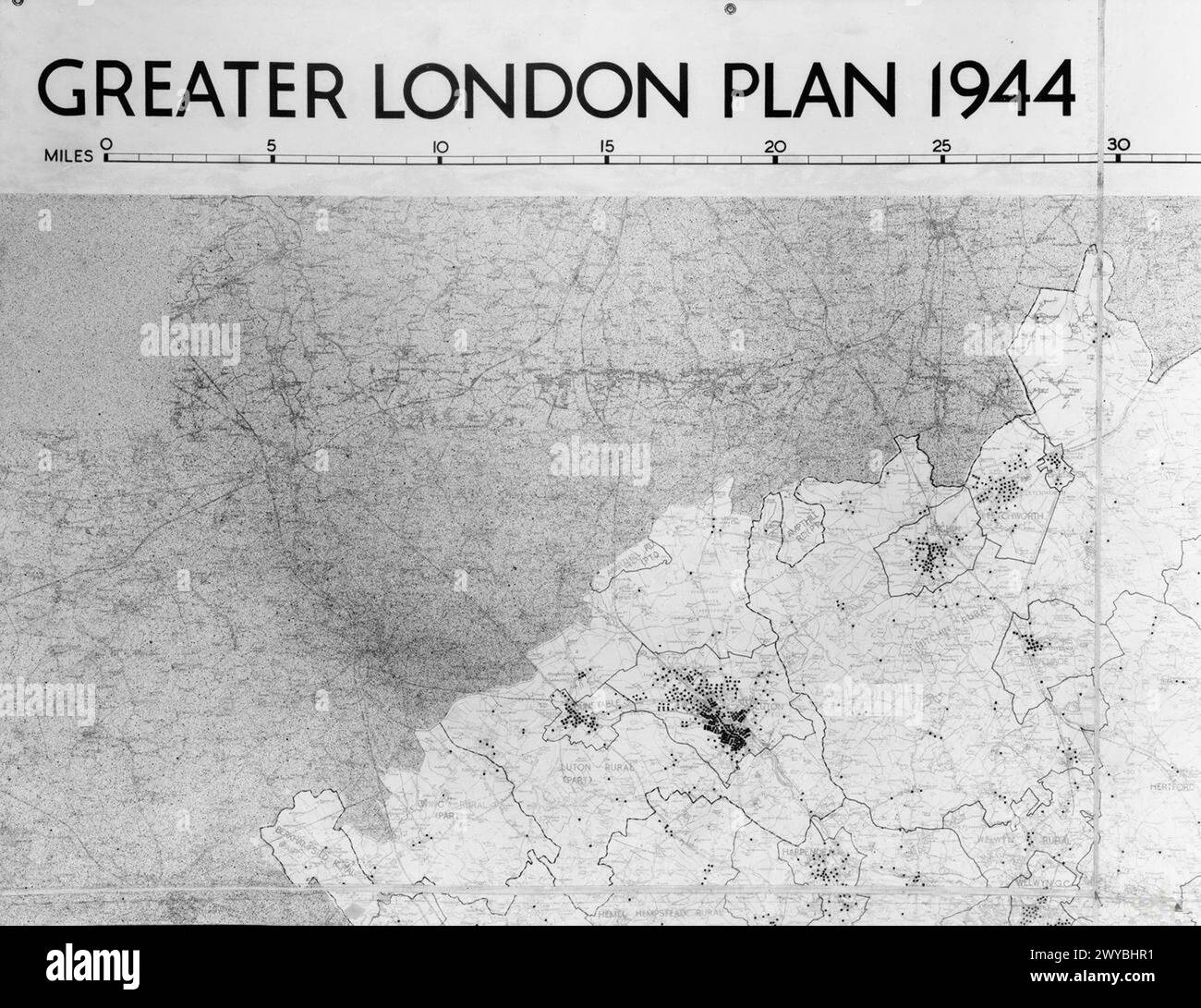 Map of london 1944 hi-res stock photography and images - Alamy
