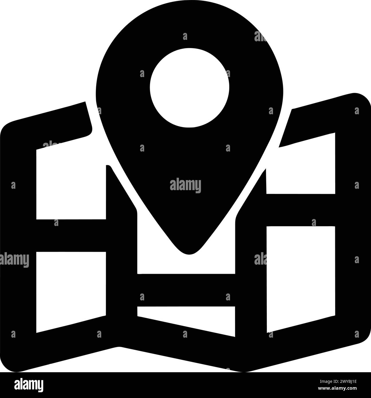 LOCATION ICON DESIGN ,GRAPHIC RESOURCE Stock Vector Image & Art - Alamy