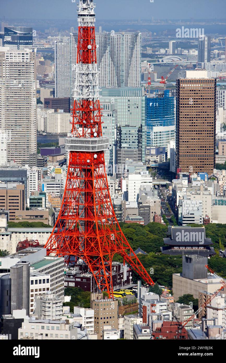 Tokyo Tower, Tokyo City View, Roppongi Hills Mori Tower, Tokyo, Japan ...