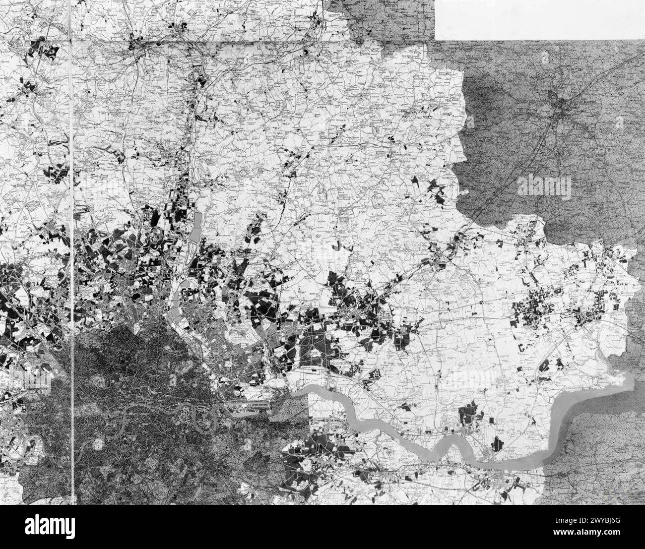 Map of london 1944 hi-res stock photography and images - Alamy