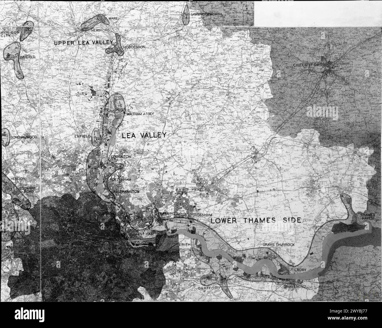 Map of london 1944 hi-res stock photography and images - Alamy