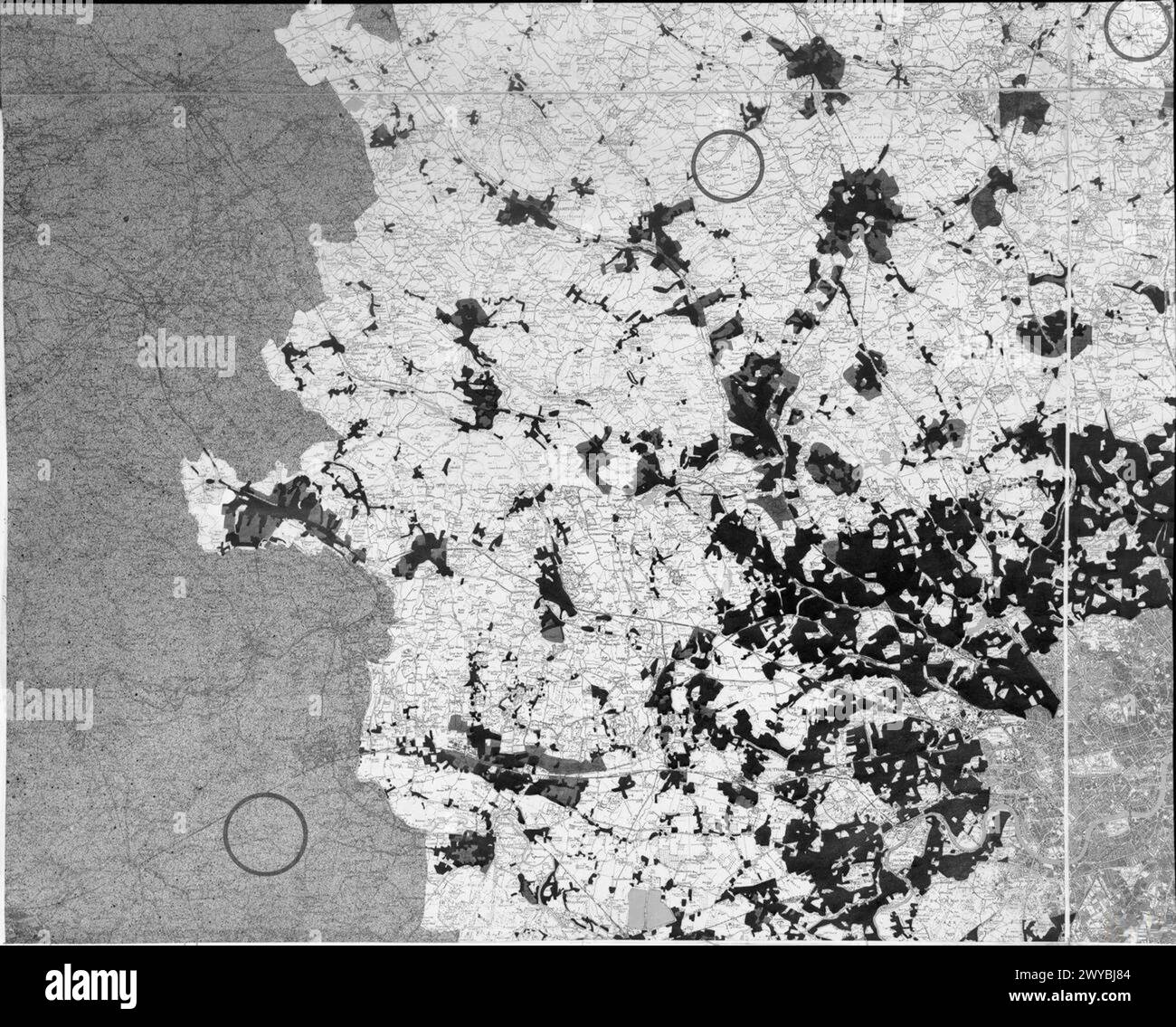 Map of london 1944 hi-res stock photography and images - Alamy