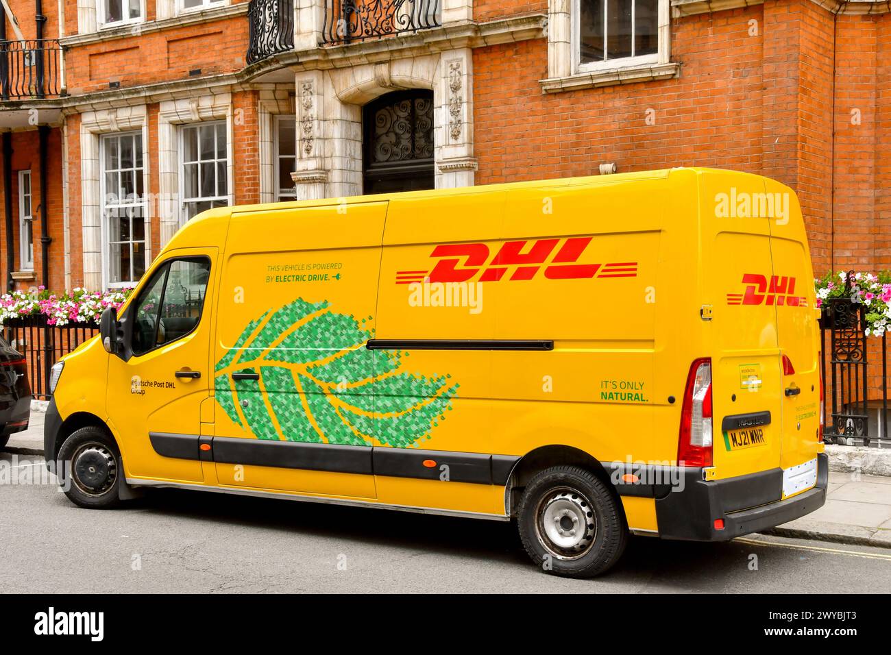 London, England, UK - 27 June 2023: Electric delivery van used by the ...