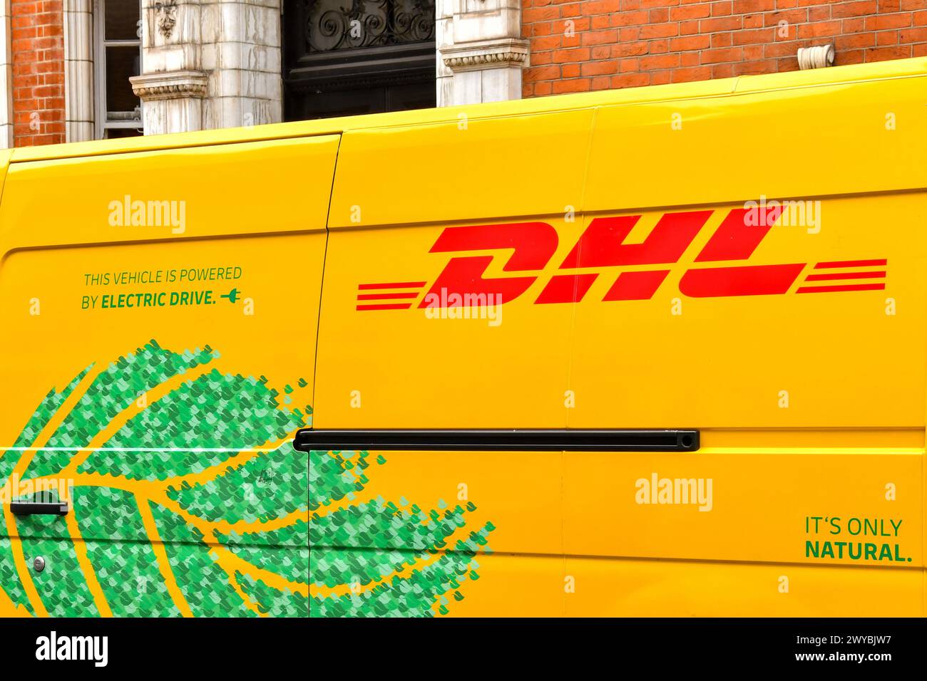 London, England, UK - 27 June 2023: Close up view of the side of an ...
