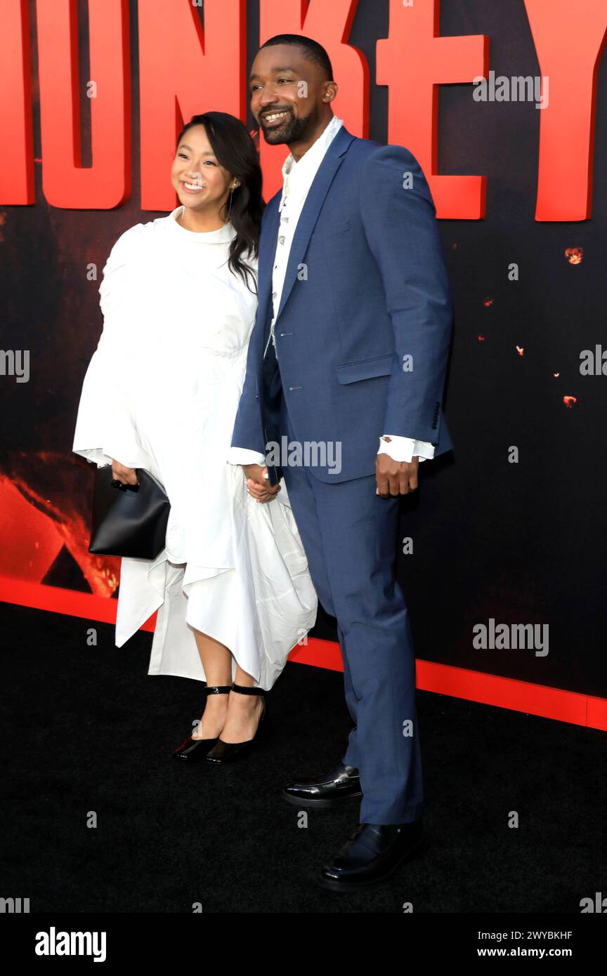 Stephanie Hsu und Allan K. Washington bei der Premiere des Kinofilms ...