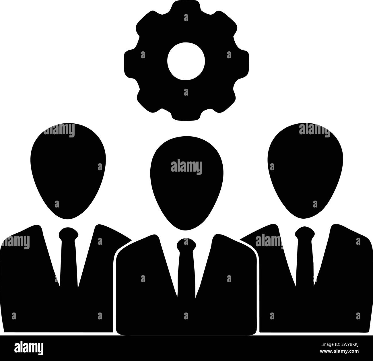 Human resource network management Stock Vector Images - Alamy