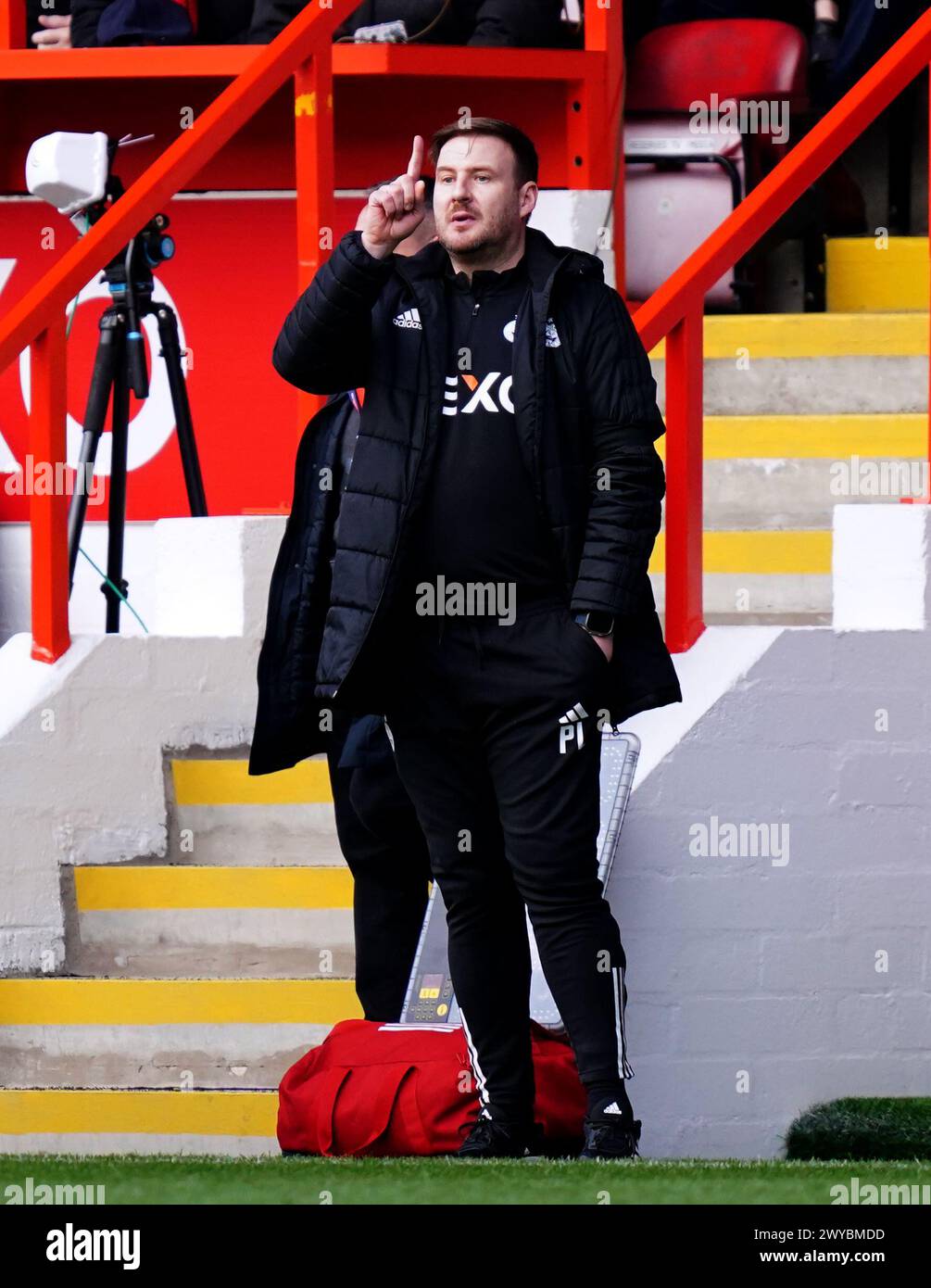 File photo dated 03-02-2024 of Aberdeen interim manager Peter Leven ...