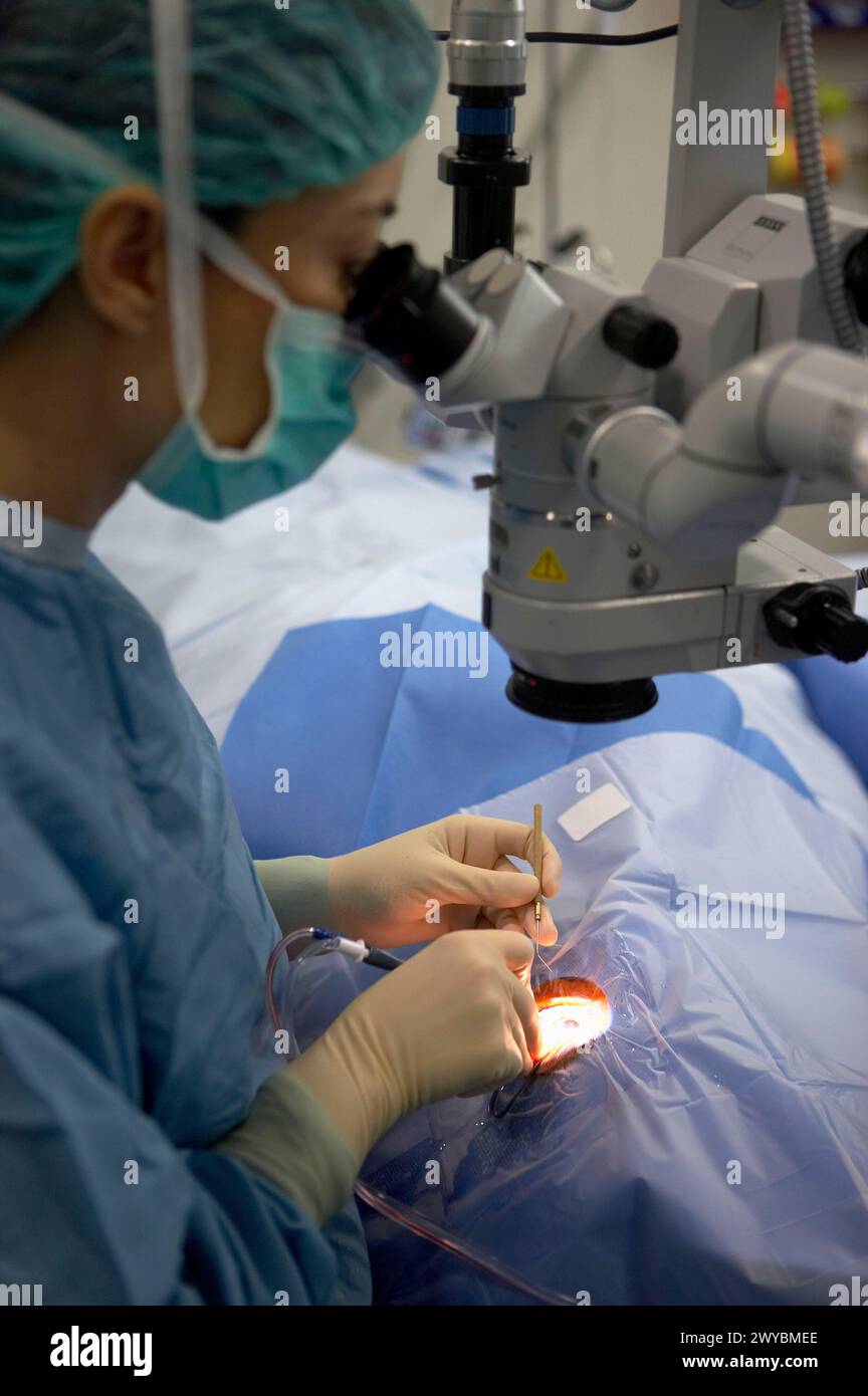 Eye surgery, Cataract surgery, Operating room, Ophthalmology, Hospital ...