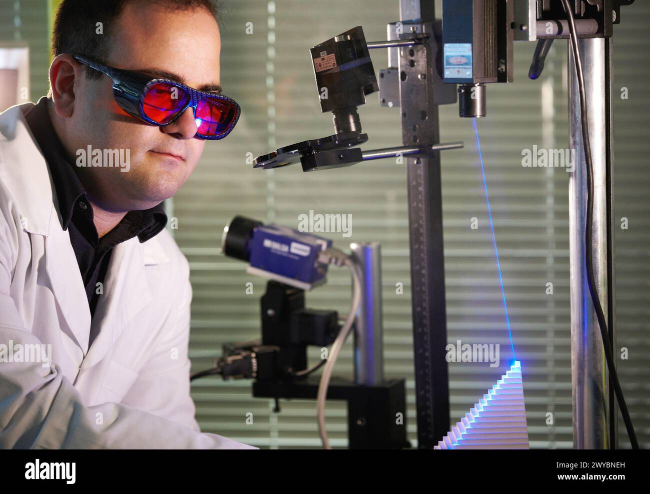 3D laser scanner, laser measurement of hot objects, Image processing ...