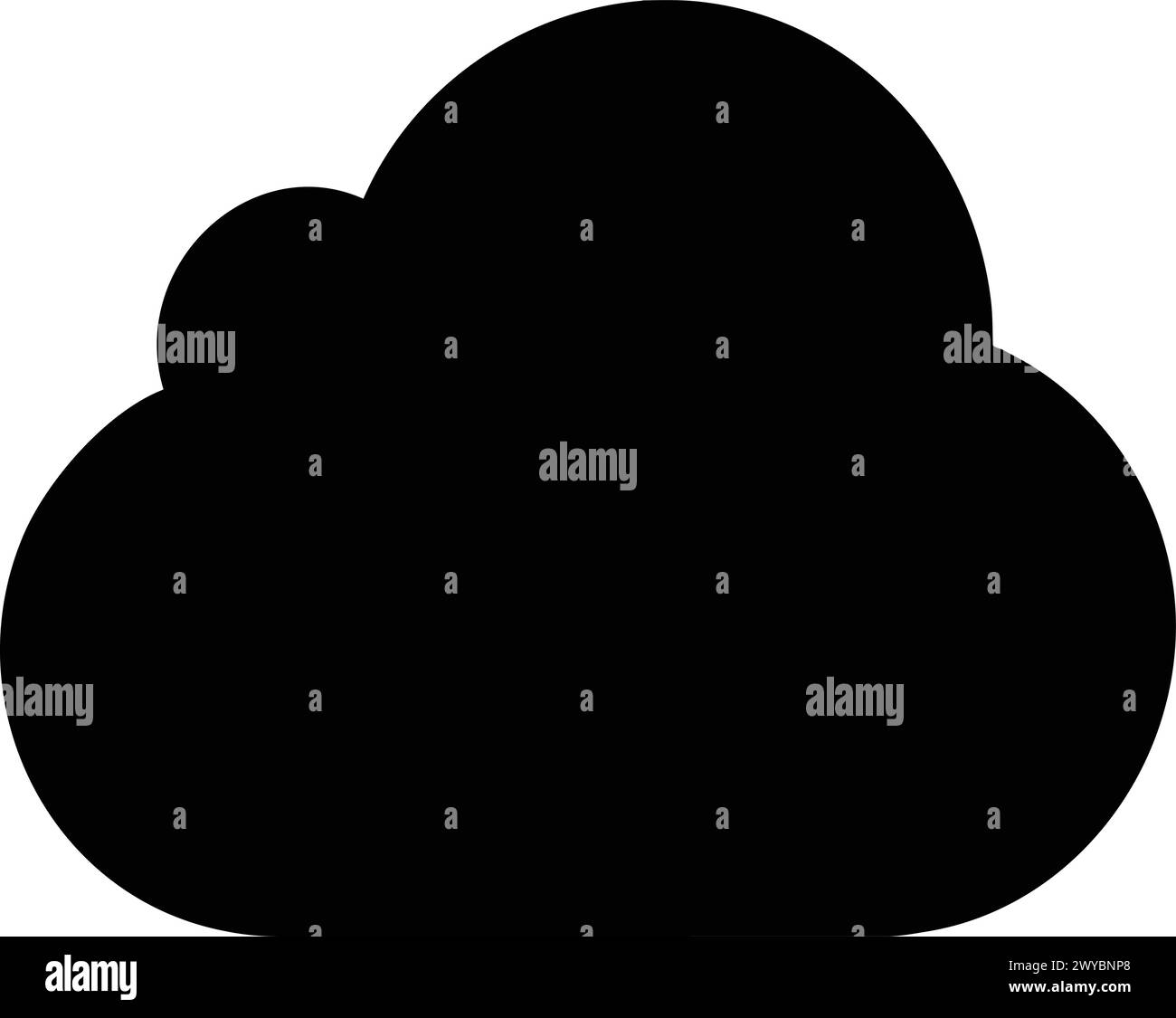 Cloud shape Black and White Stock Photos & Images - Alamy