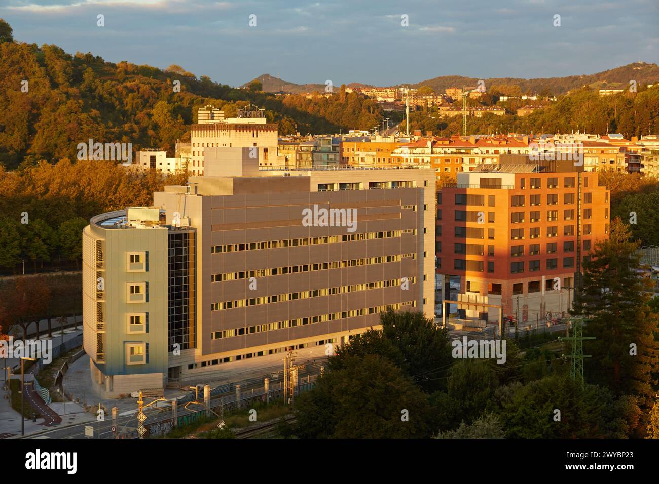 Amara quarter. Donostia. San Sebastian. Basque Country. Spain Stock ...