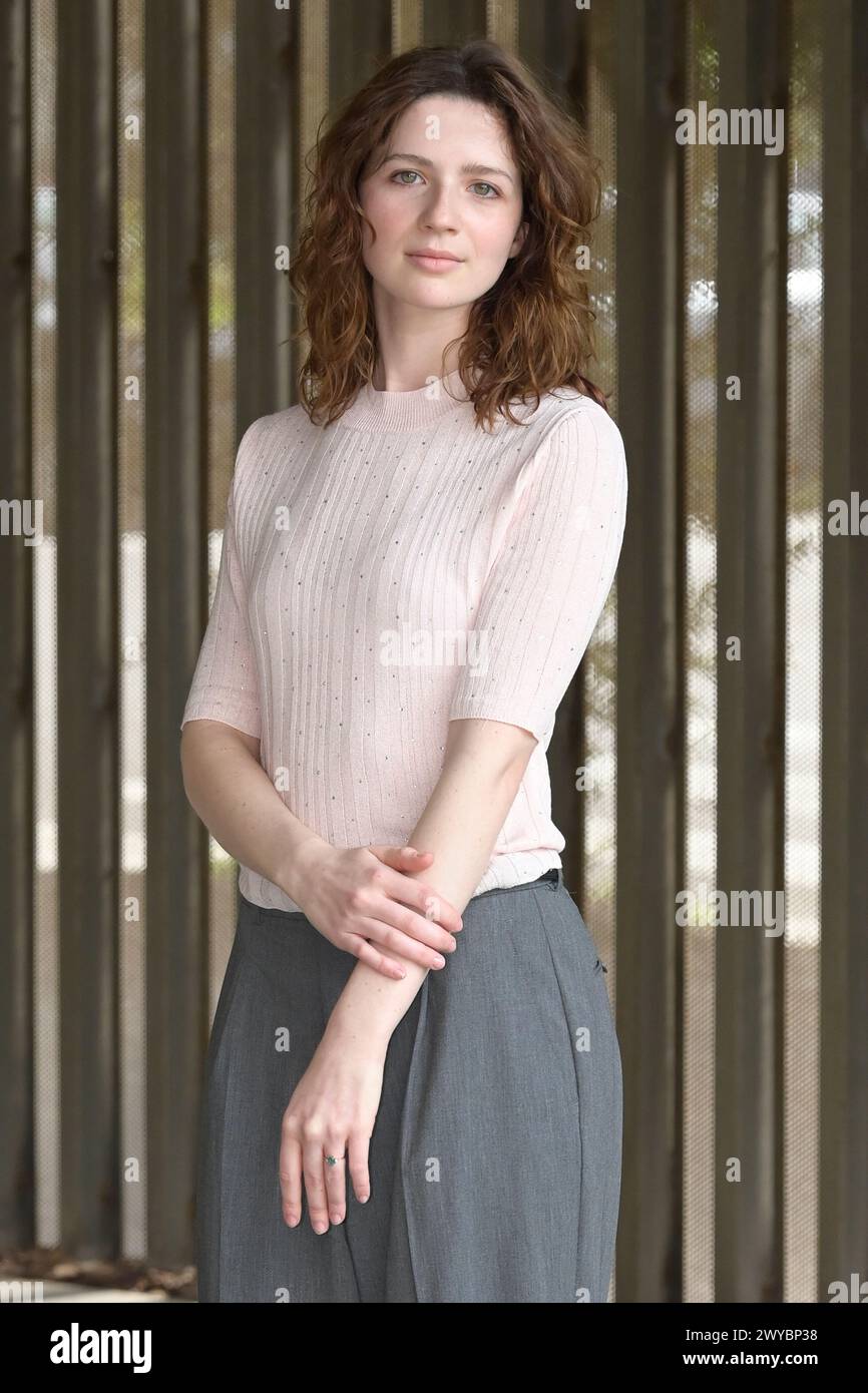 Isabella Mottinelli attends the photocall of Rai tv series "Il ...