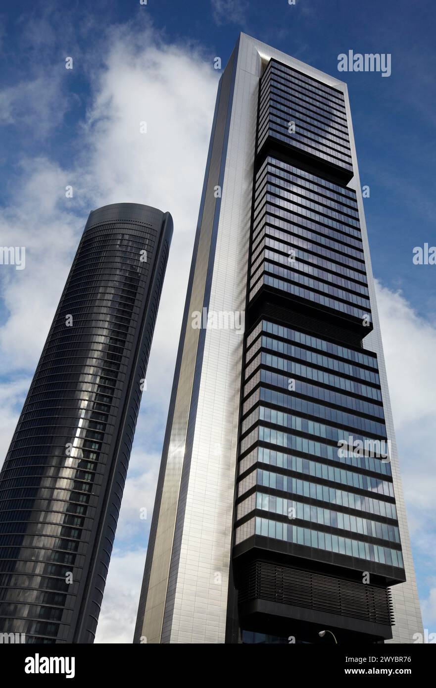Repsol Tower and Eurostars Madrid Tower Hotel, CTBA, Cuatro Torres ...