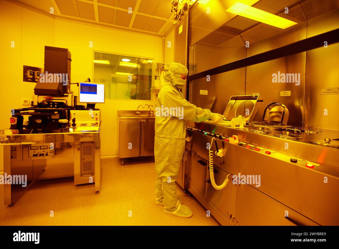Silicon wafer, Automated Mask alignment system, photolithography ...