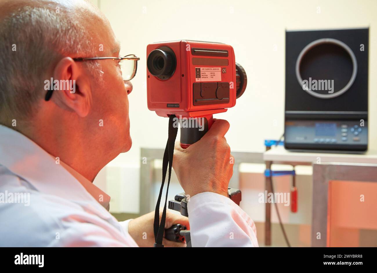 Optical pyrometer calibration. Black body. Temperature Metrology ...