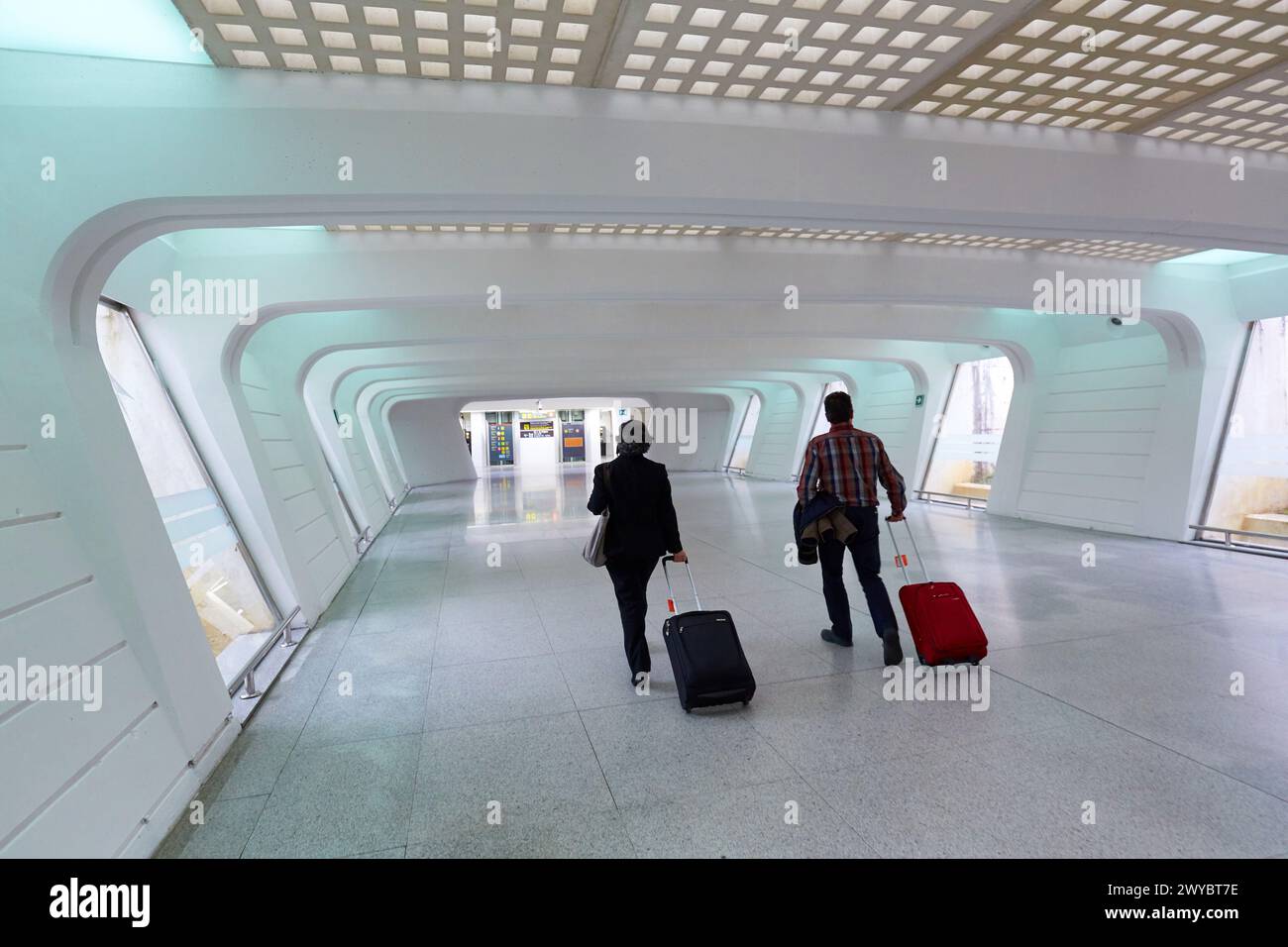 Bilbao Airport by Santiago Calatrava architect. Loiu. Bizkaia. Basque ...