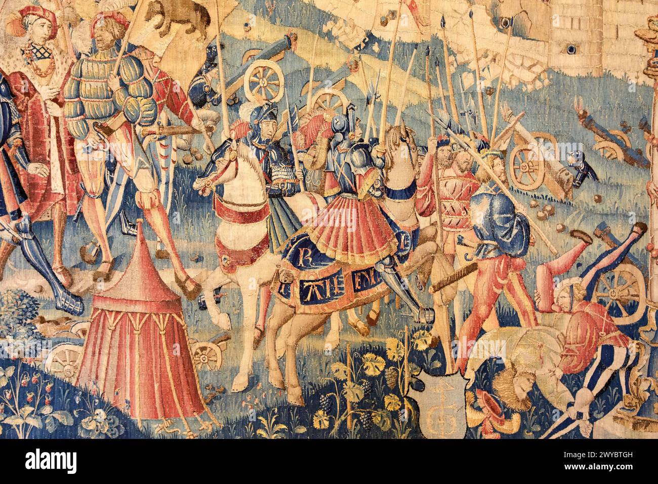 Le Siège de Dijon en 1513, Tapestry, Fine Arts Museum, Musée des Beaux ...