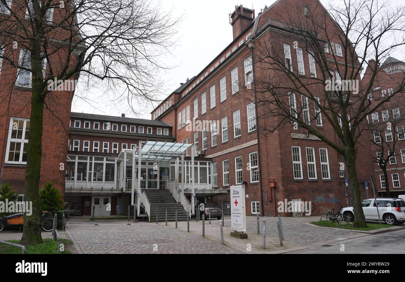 Hamburg, Germany. 05th Apr, 2024. View of the Bernhard Nocht Institute ...