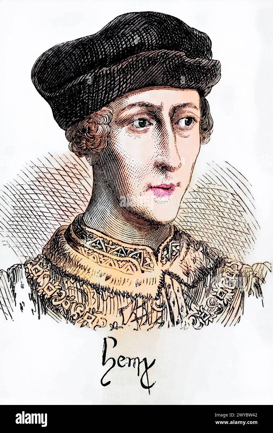 Koenig Heinrich VI. von England, 1421 bis 1471, Historisch, digital ...