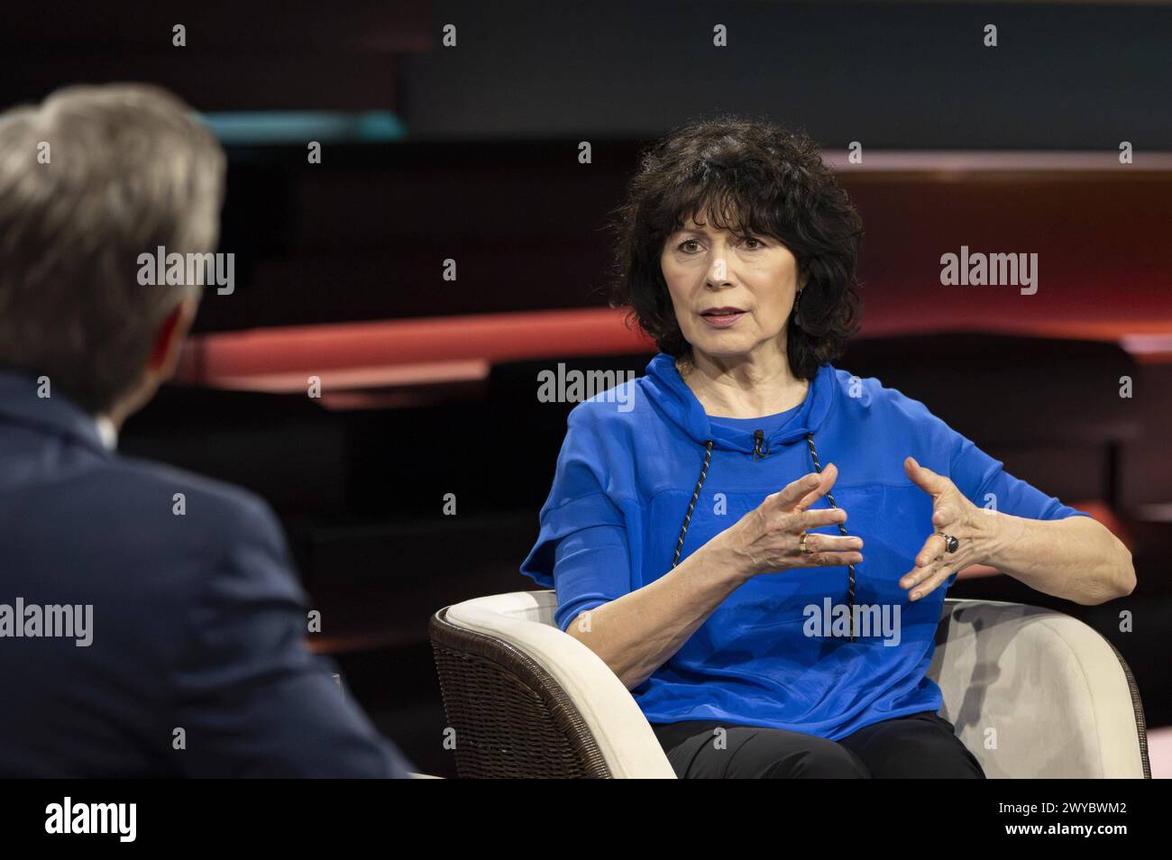 Sabine Adler Journalistin 04/24 her Sabine Adler mit Markus Lanz am 2 ...