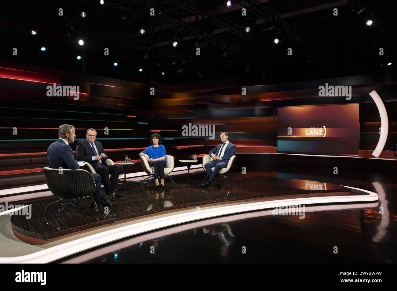 Talkrunde bei Markus Lanz , ZDF 04/24 her Markus Lanz, Mario Voigt ...