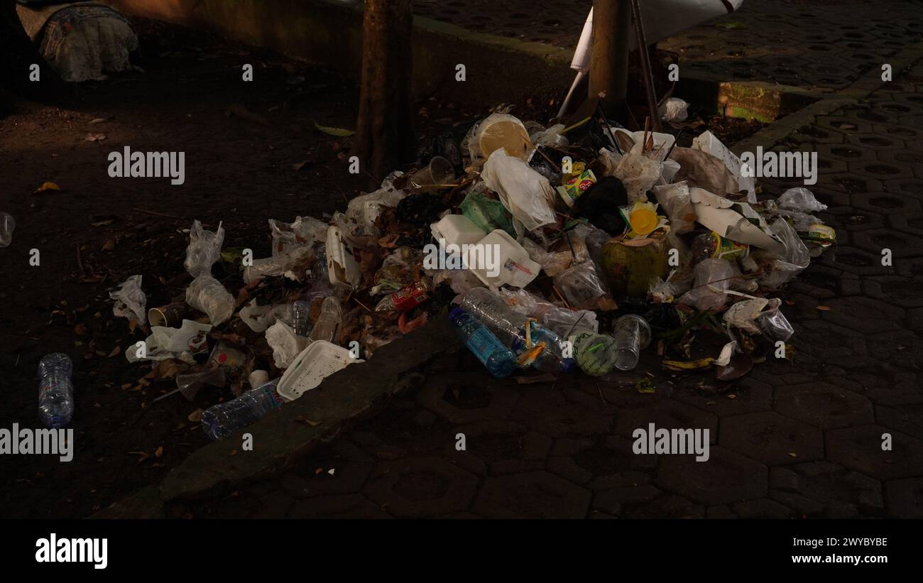 Uncleaned discarded garbage in plastic hi-res stock photography and ...