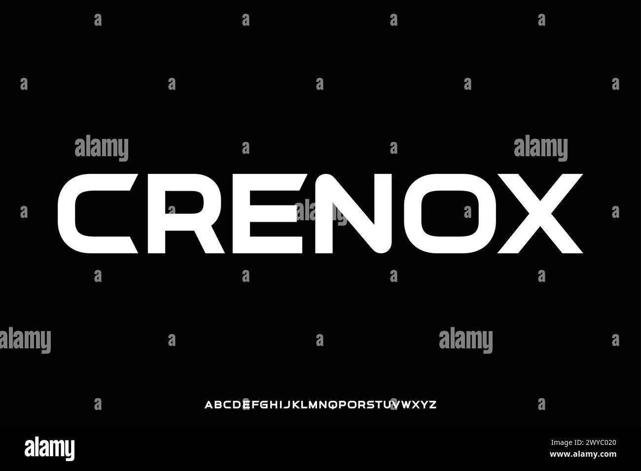 Luxury futuristic alphabet display font vector. Modern geometric typeface Stock Vector Image ...