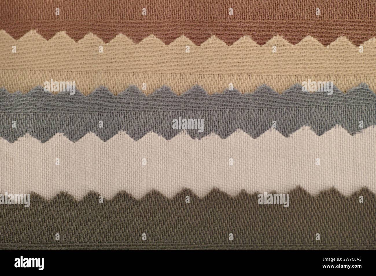 A background made of five colourful cloth pieces in a row Stock Photo ...