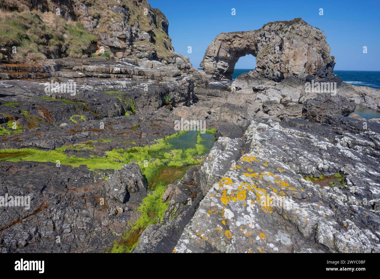 Great Pollet Sea Arch on the Fanad Peninsula, Ireland Stock Photo - Alamy