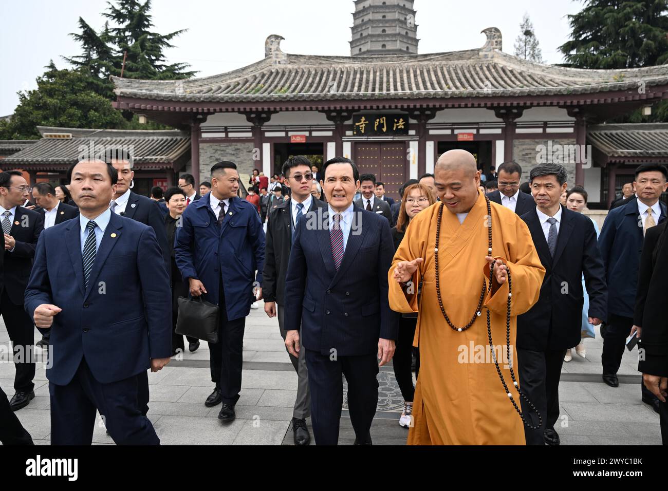 Xi'an, China's Shaanxi Province. 5th Apr, 2024. Ma Ying-jeou, former ...