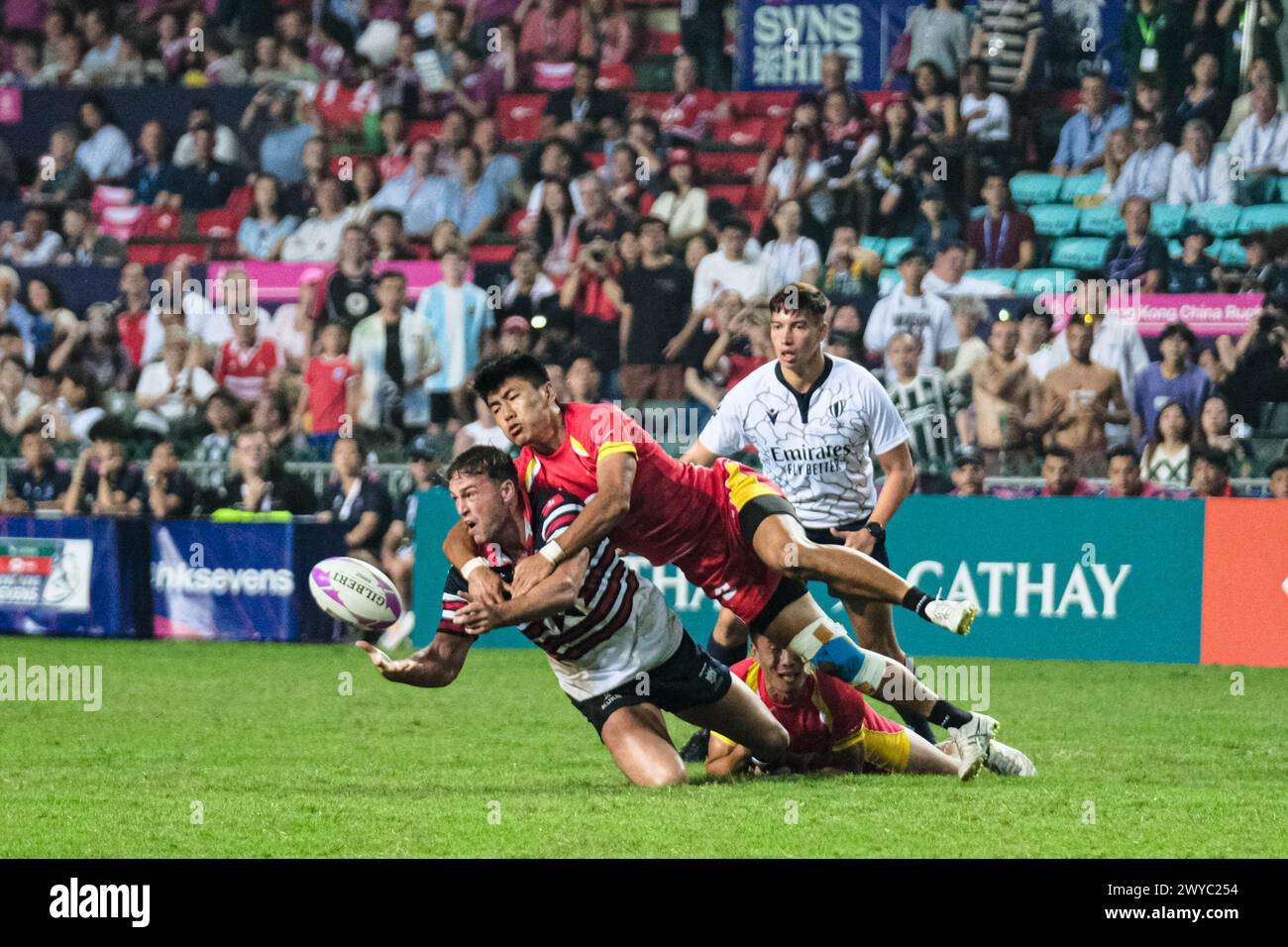 Hong Kong, China. 5th Apr, 2024. Harry Sayers of team Hong Kong China ...