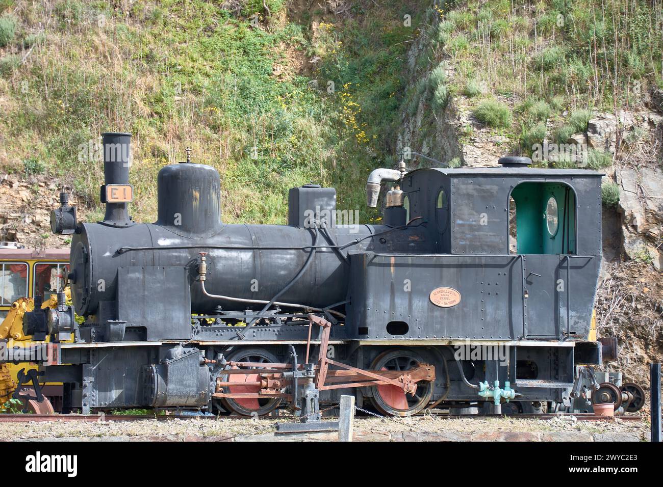 Peso da Regua, Vila Real, Portugal; March,27,2022; Train station in the ...