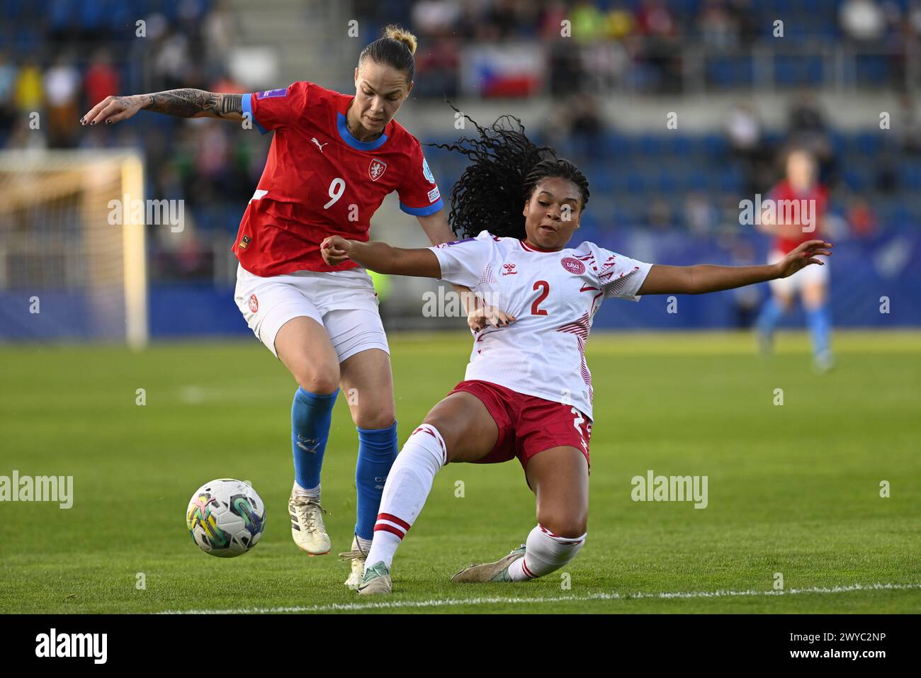 Uherske Hradiste, Czech Republic. 05th Apr, 2024. From left Czech ...