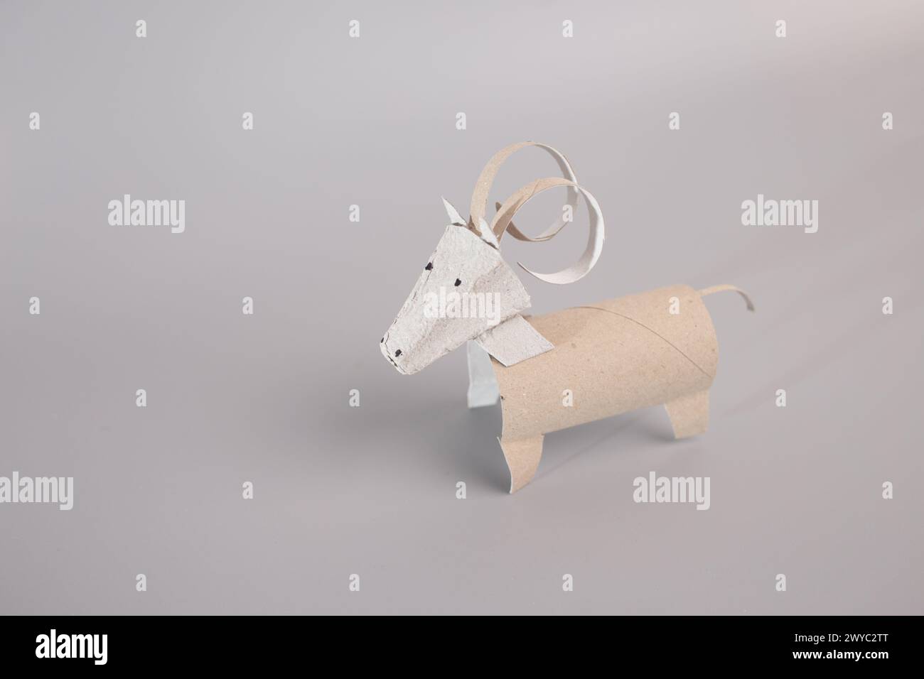 DIY tutorial for creating adorable ram or horned cattle crafts from ...