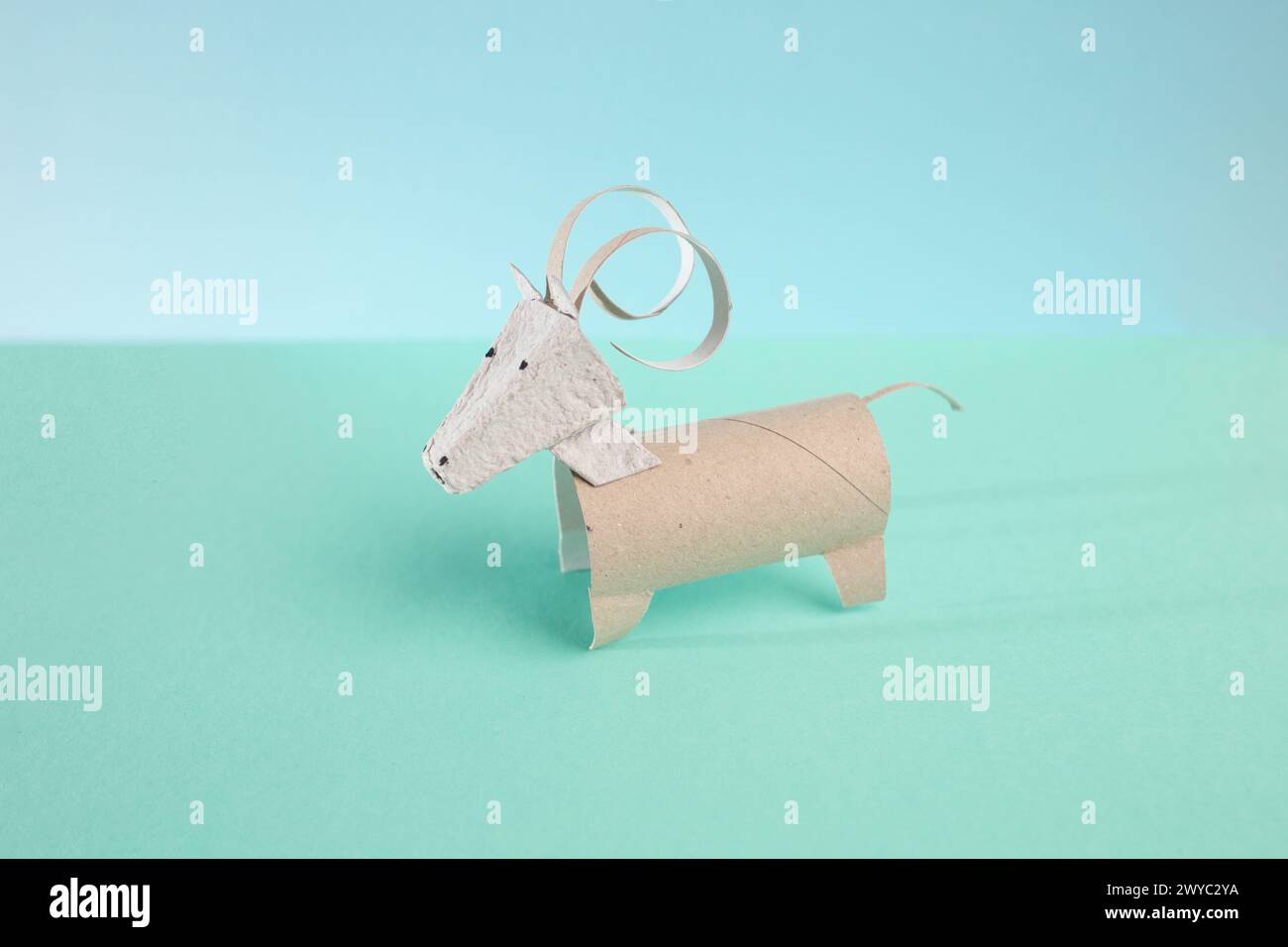 Transform toilet paper rolls into charming ram or horned cattle crafts ...
